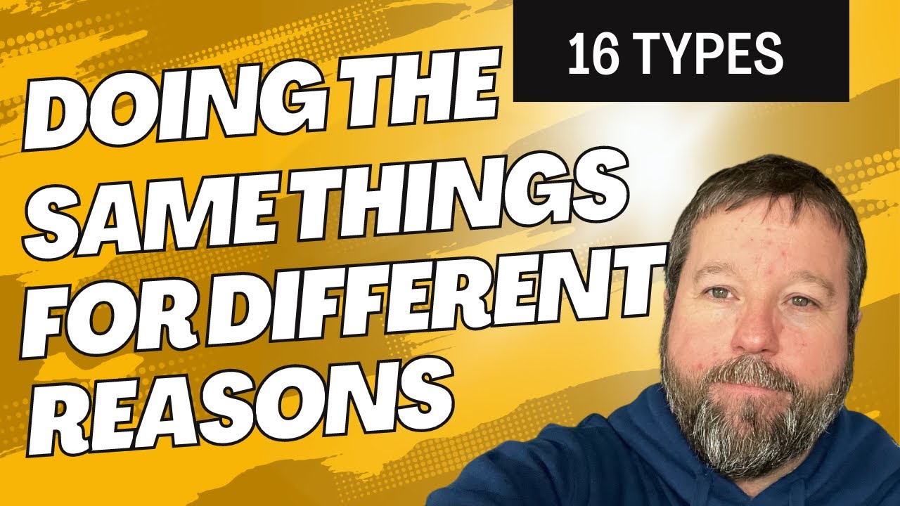 16 Types Doing the Same Things for Different Reasons - YouTube