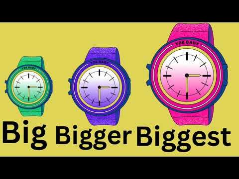 Smallest to BIGGEST - l Big, Bigger, Biggest | Small, Smaller, Smallest ...