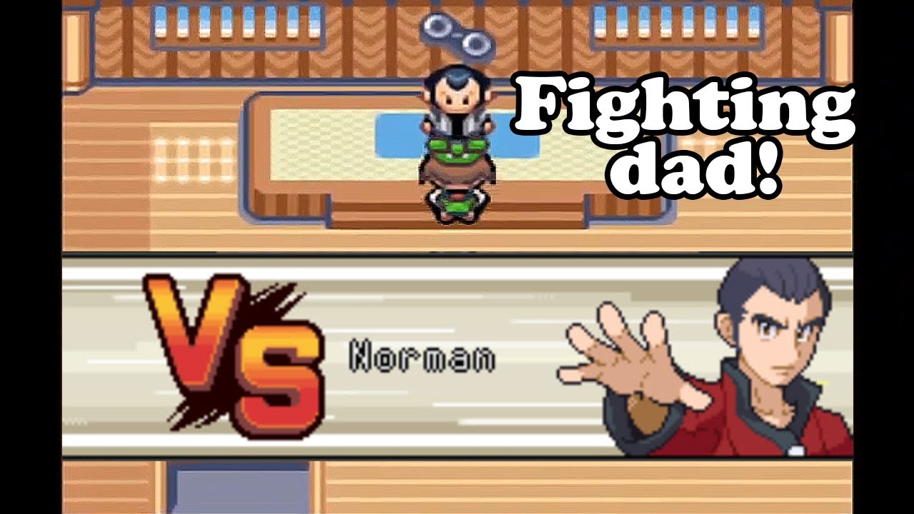 Fighting dad Norman! | Pokemon Emerald | Part 5 - YouTube
