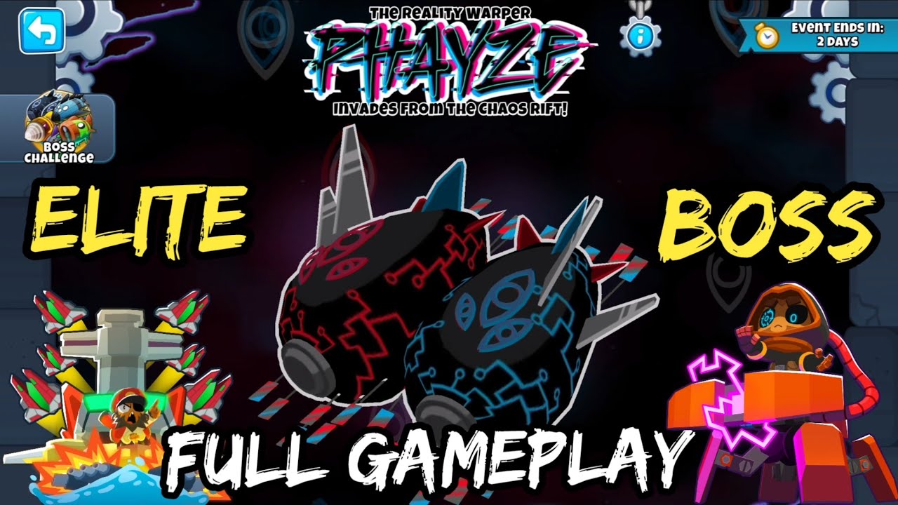 First Time Ever I Try Elite Phayze Boss Event (Bloons TD 6) - YouTube