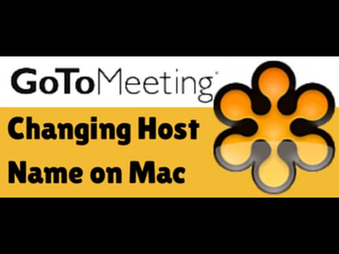 GoToMeeting-Change Organizer Name and Email on Mac - YouTube