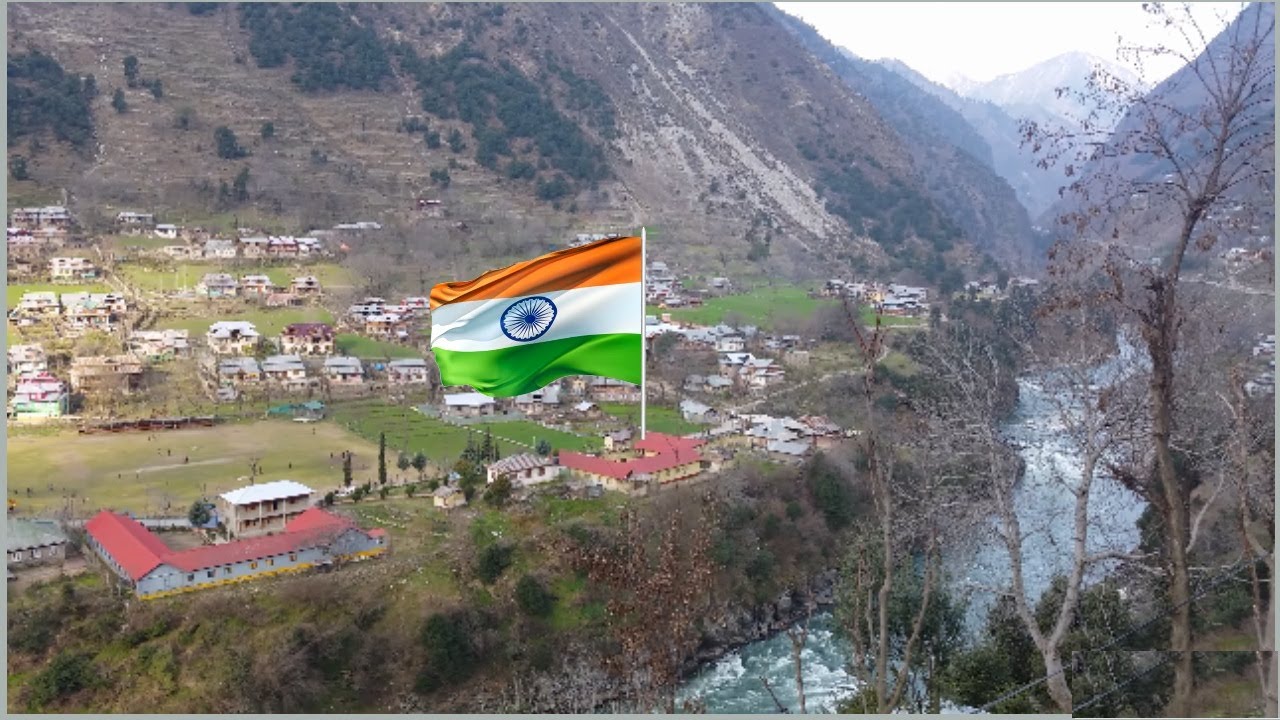 Beautiful Indian Village Near LOC - YouTube