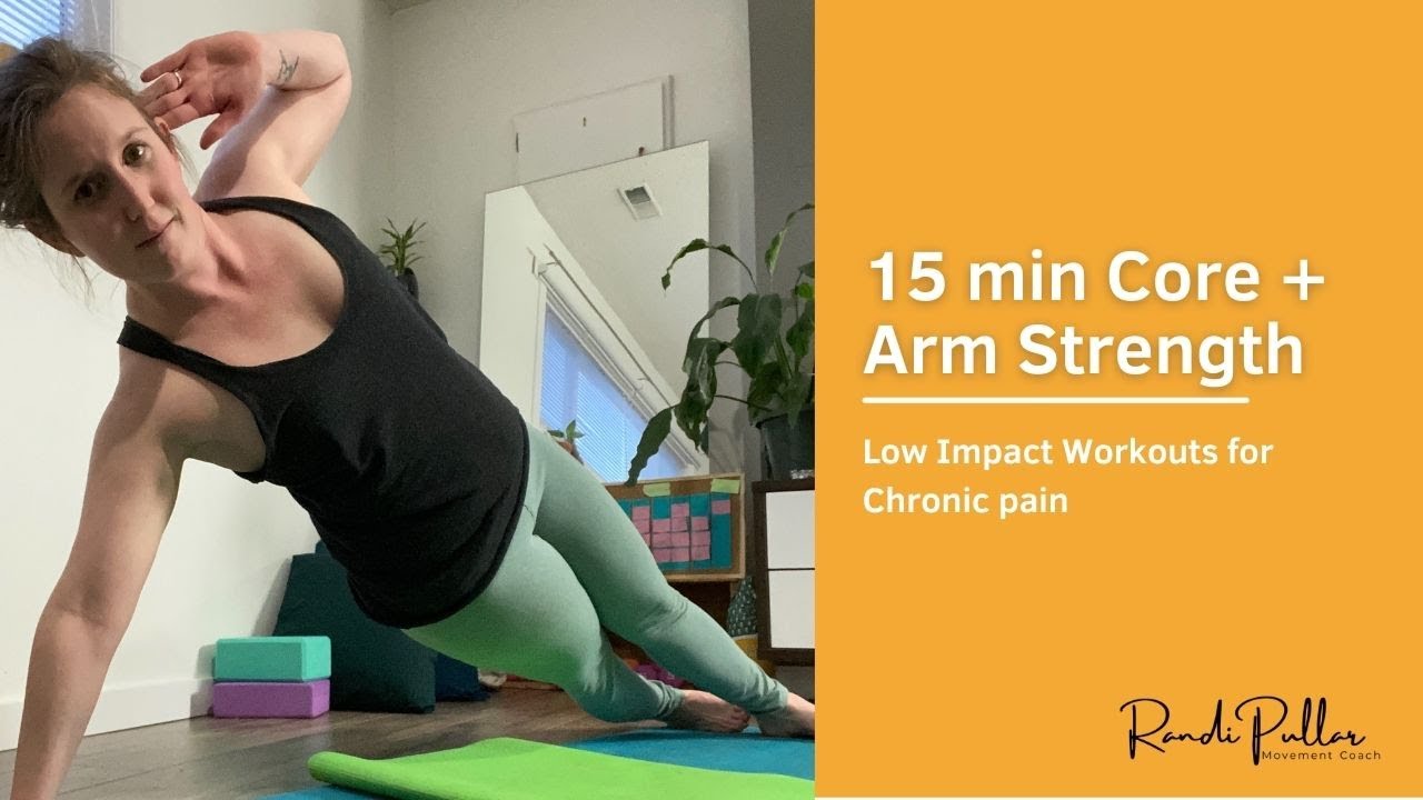 15 Min Core + Arms Strength | Low Impact Workout - YouTube