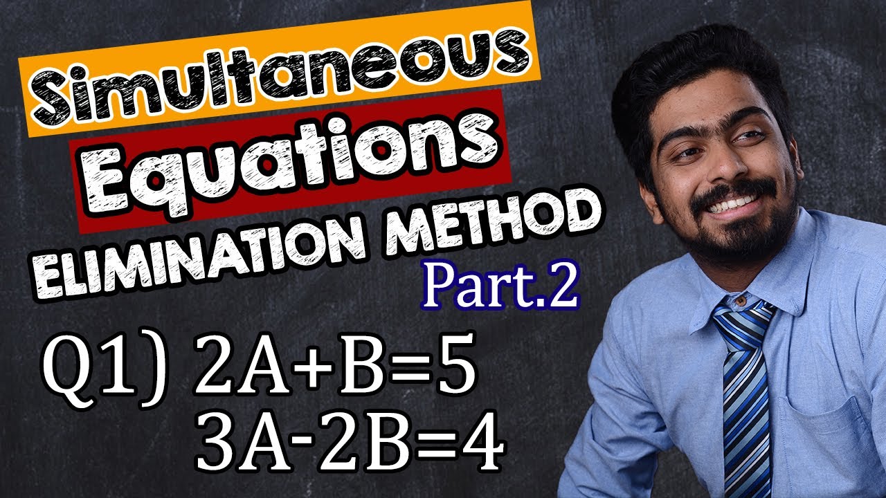 Simultaneous Equations : How to Solve Simultaneous Equations by ...
