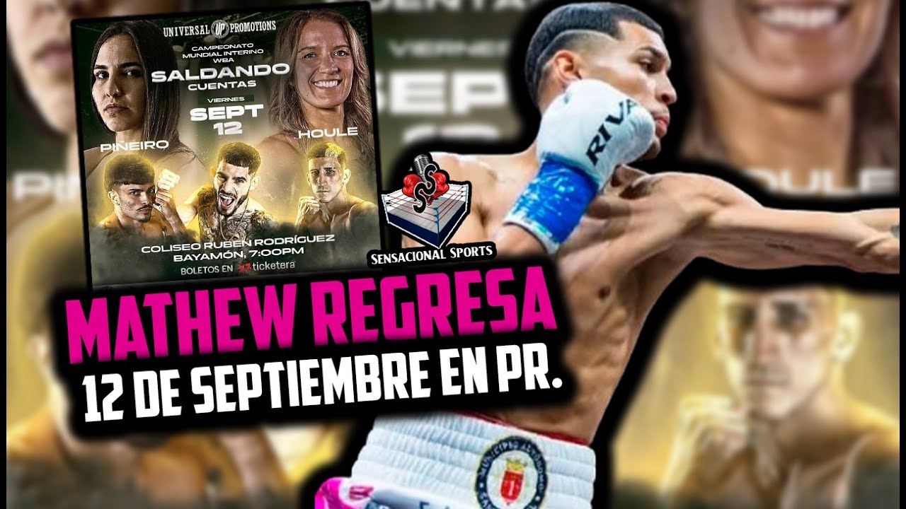 Mathew Soto listo para una guerra puertorriqueña en contra de Oma ''La ...
