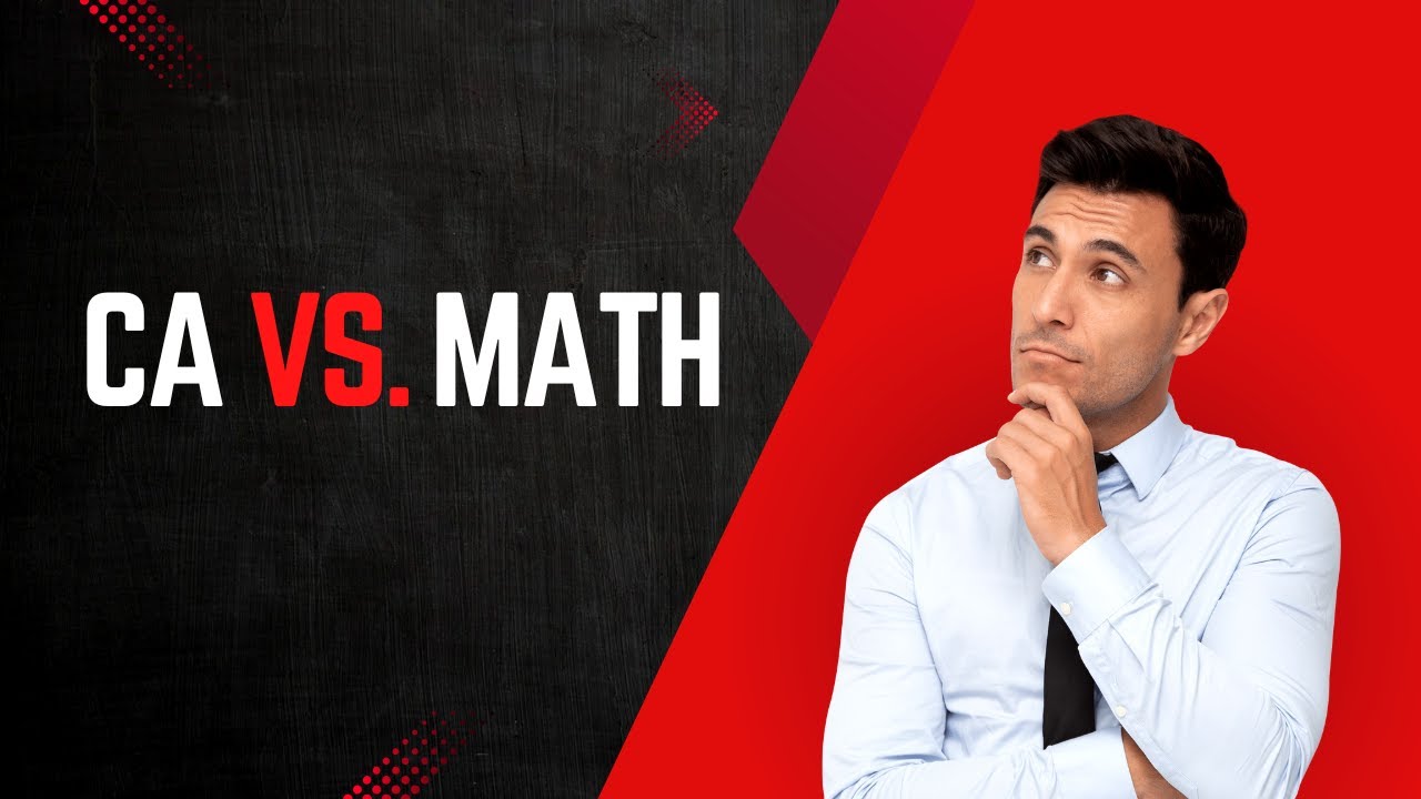 Do you really need Math in 11th/12th to pursue CA ? | CA VS MATH ...