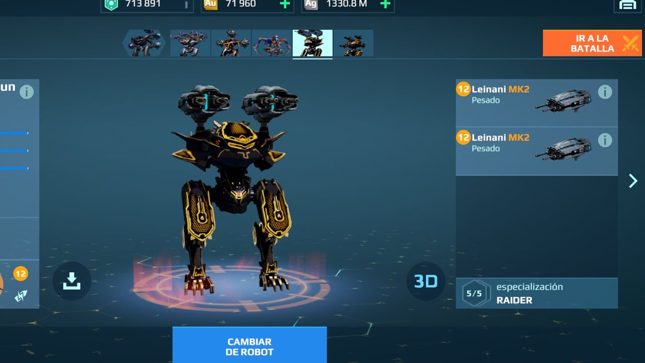 Ultimate Ao Jun Drone Aopo new weapons Leinani War Robots WR - YouTube