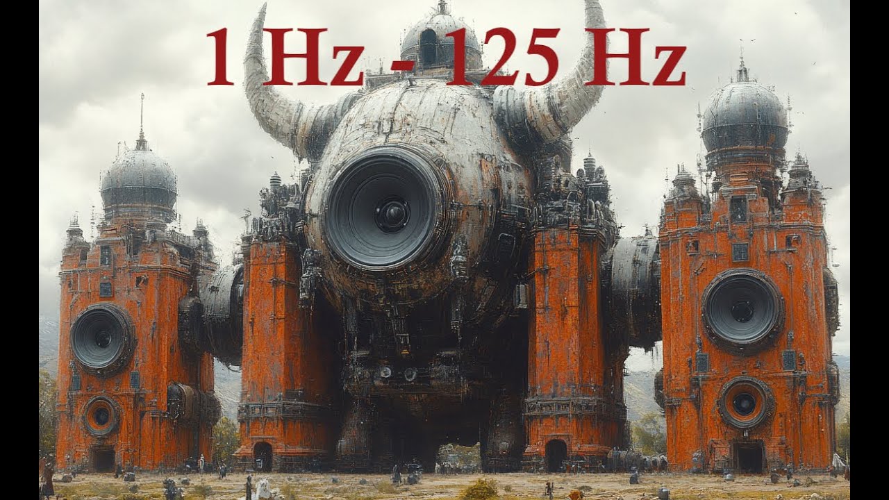 1-125 Hz Deep Bass Subwoofer Test | Ultimate Low Frequency Sound Test ...