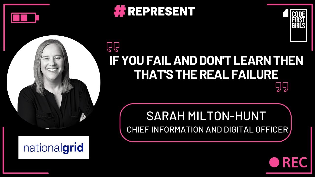 How Failure Can Lead To Success, Sarah Milton-Hunt, National Grid | # ...
