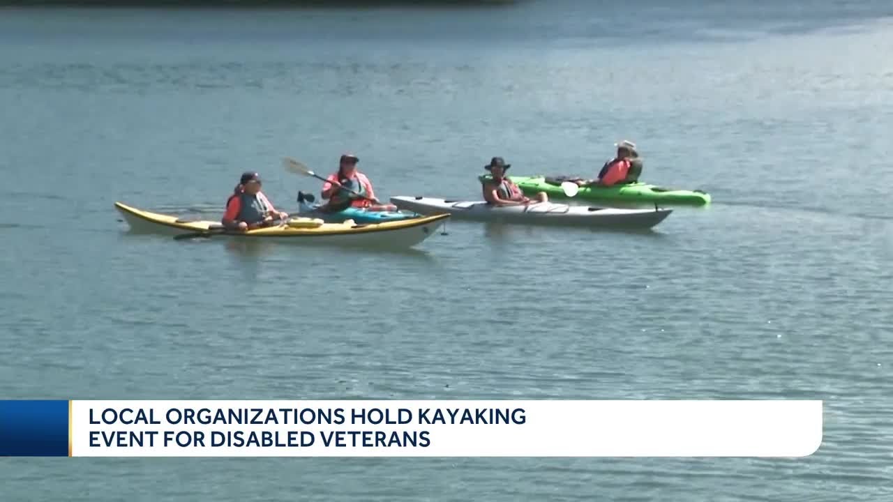 Local organizations hold kayaking event for disabled veterans in ...
