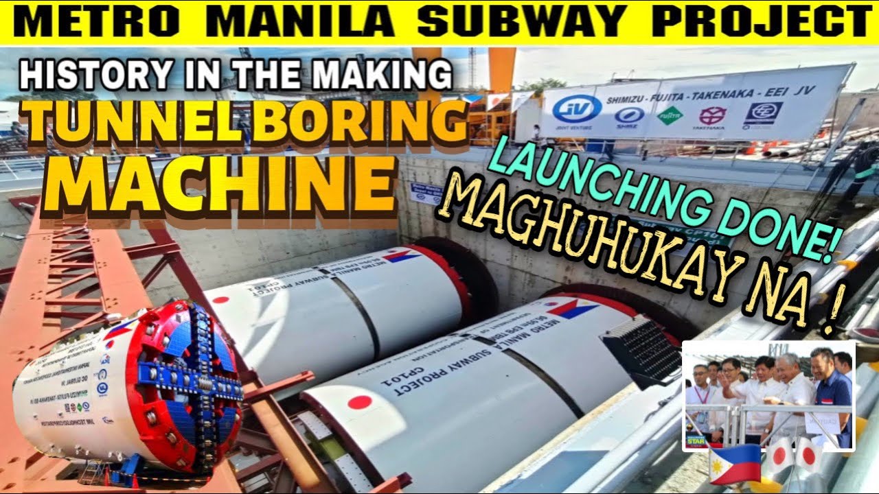 THIS IS HISTORY ! TBM MAGHUHUKAY NA SA WAKAS ! METRO MANILA SUBWAY ...