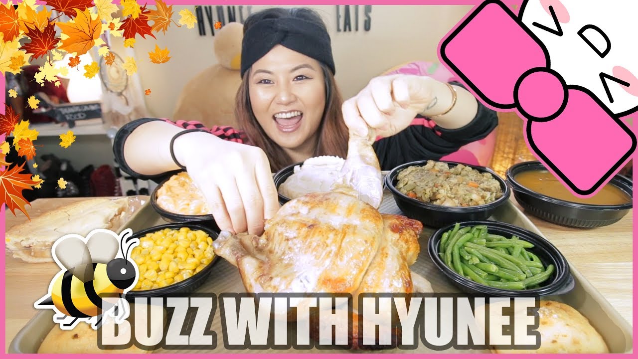 THANKSGIVING DINNER with HYUNEE | MUKBANG - YouTube
