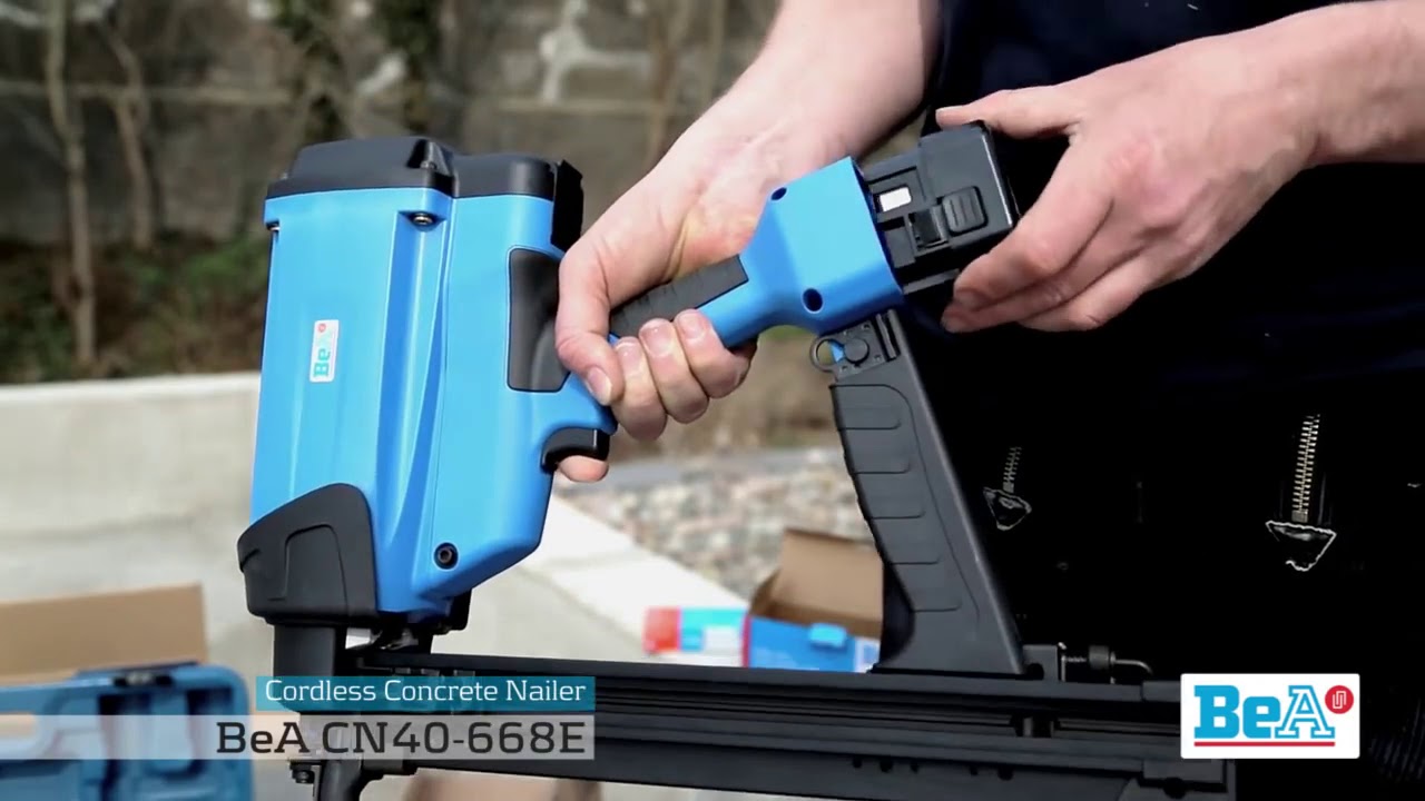BeA cordless nailers - YouTube