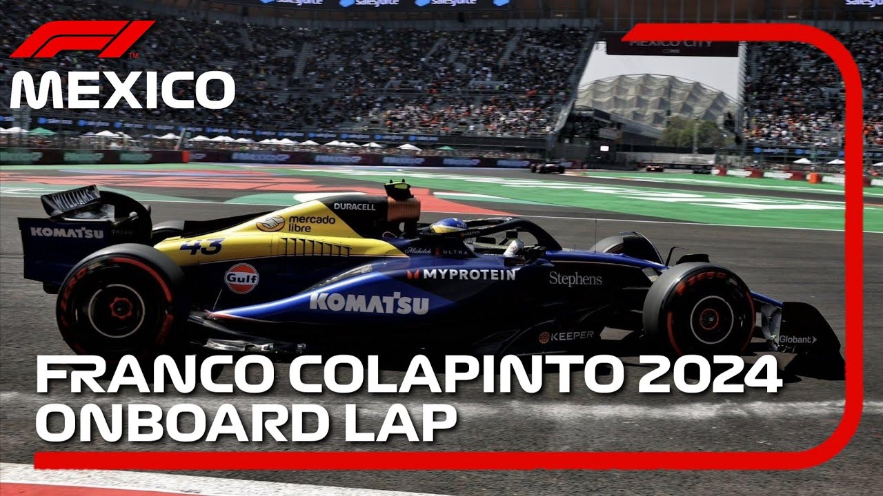 Franco Colapinto 2024 Onboard Lap | Mexico GP | #assettocorsa - YouTube