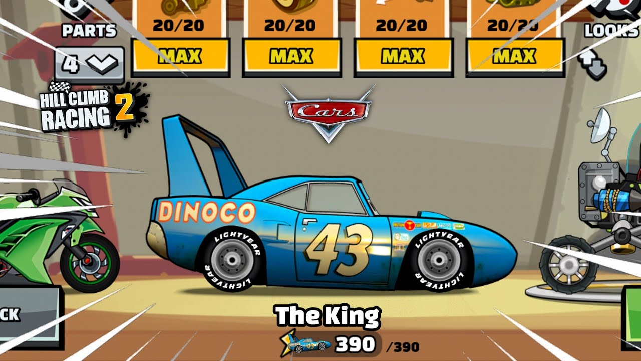 Hill Climb Racing 2 - Epic DINOCO "The King"😍 (Gameplay) - YouTube