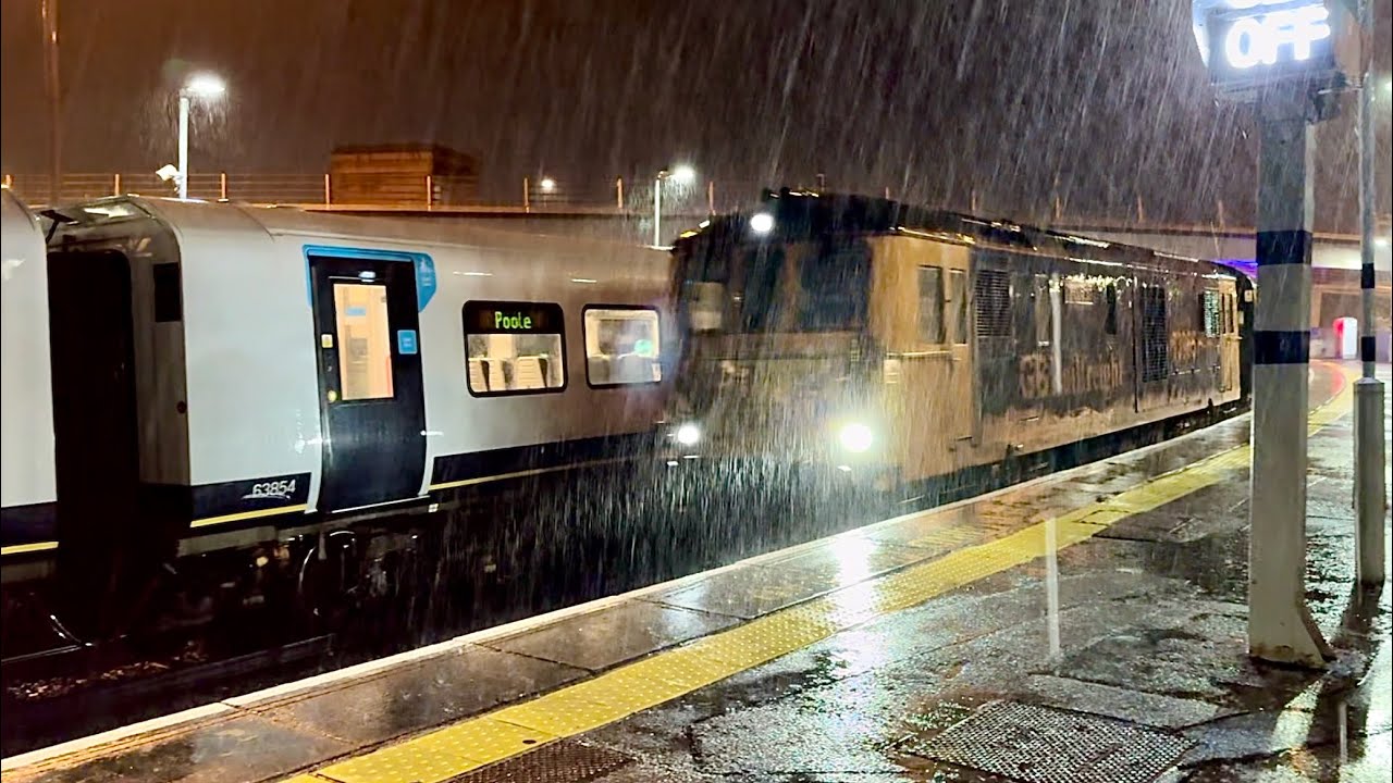 September 2024 Class 73 PLPR Test Train at Poole - 23/09/2024 - YouTube