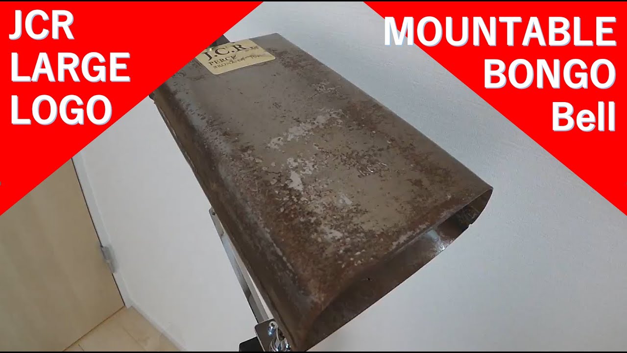 LARGE LOGO JCR MOUNTABLE BONGO BELL - YouTube