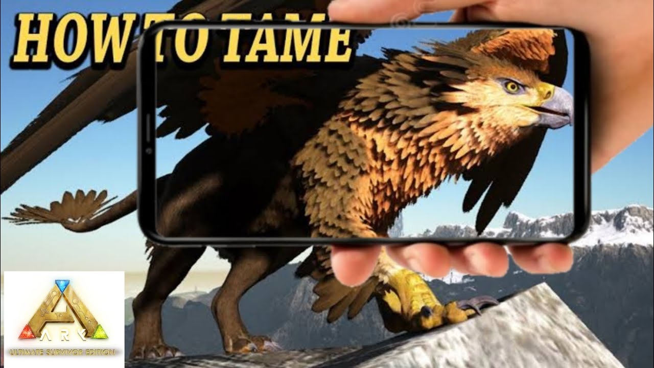 How To Tame GRIFFIN In ARK ULTIMATE MOBILE EDITION🔥|COMMAND| - YouTube