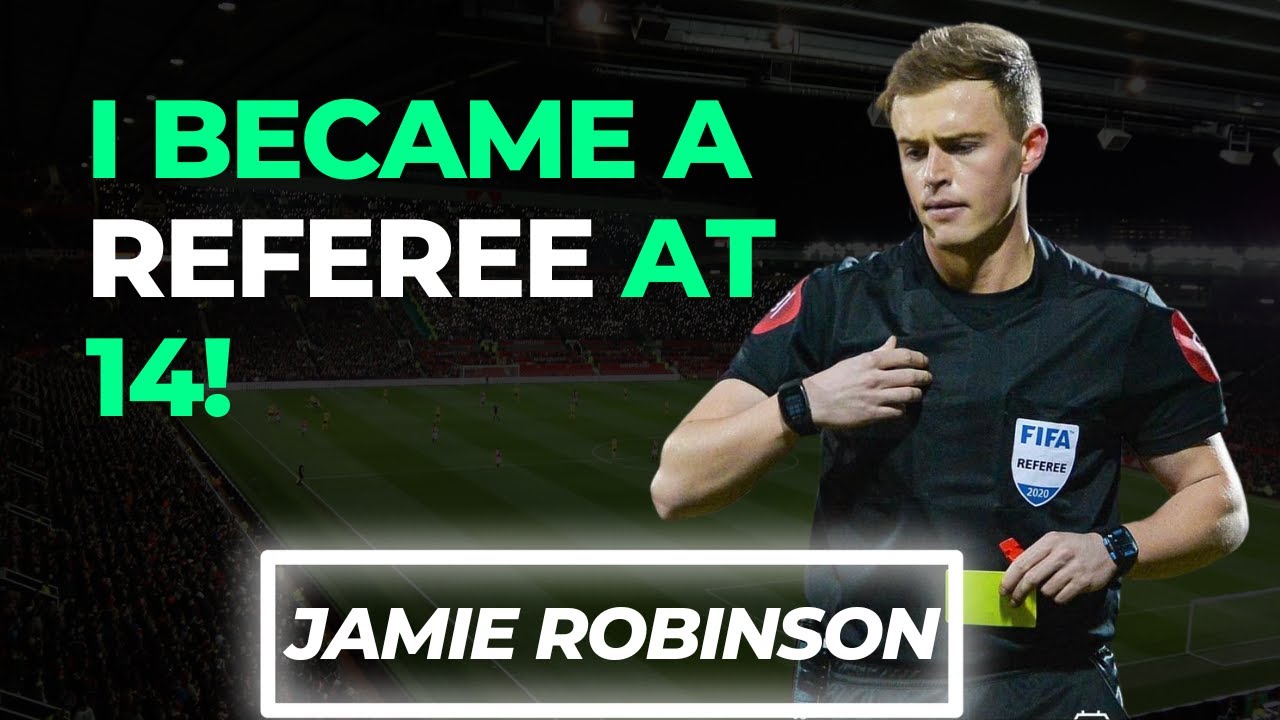 Jamie Robinson - FIFA Referee Starts Career at 14! 😱 VAR Coming To NIFL ...