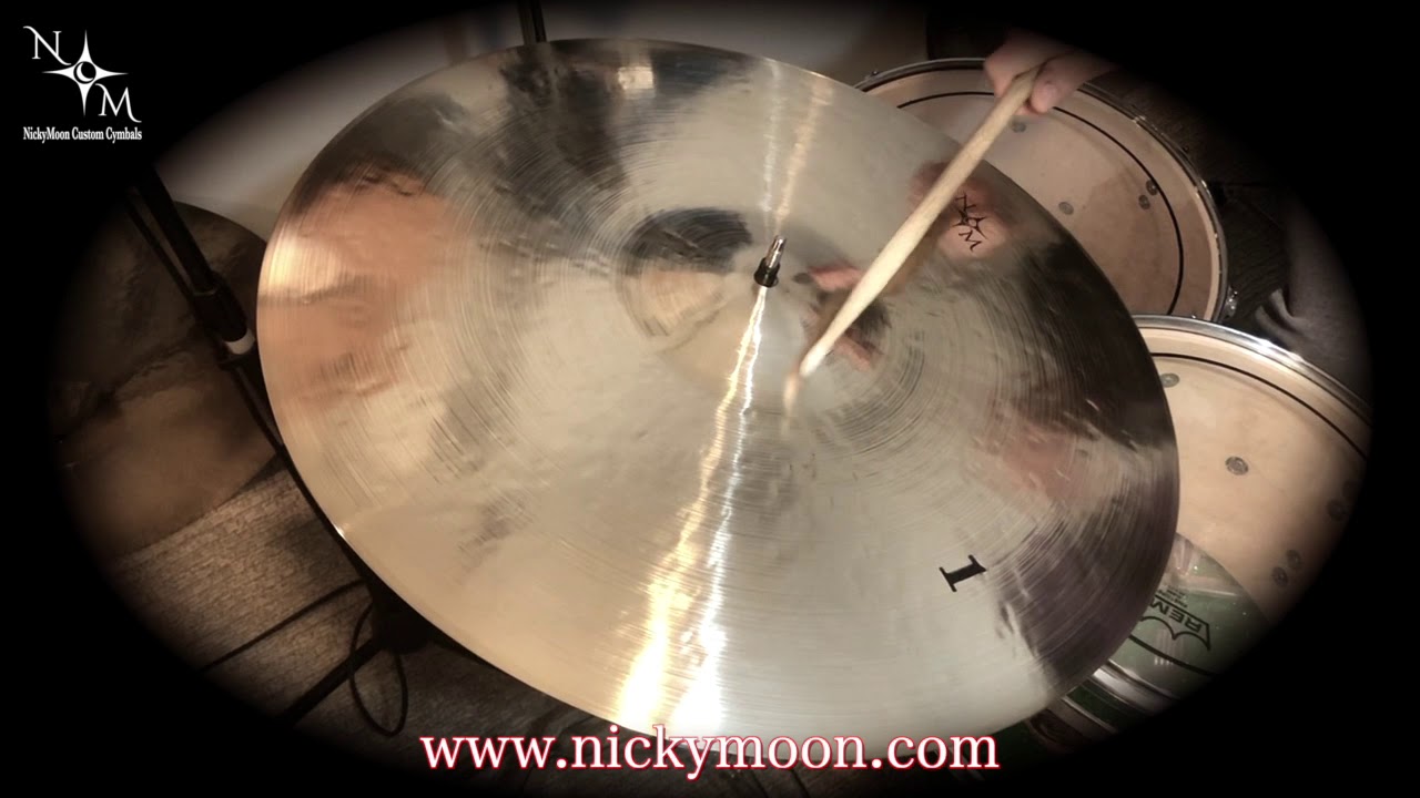 20" 1 Series Low Bell Thin Ride Cymbal by NickyMoon - YouTube
