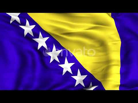 Bosnia and Herzegovina Flag | Motion Graphics - Videohive template
