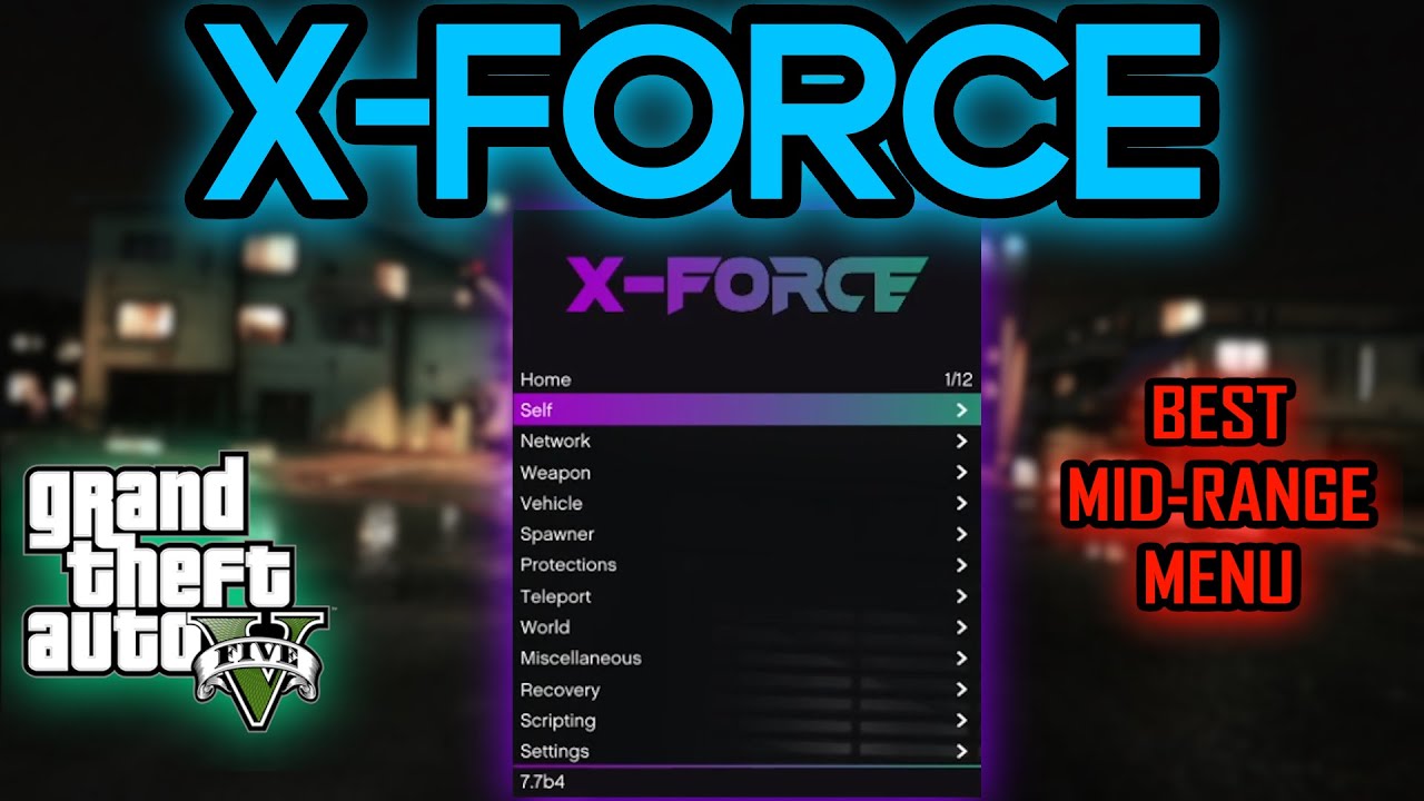 *NEW* X-FORCE MOD MENU SHOWCASE | GTA ONLINE | BUDGET MENU - YouTube