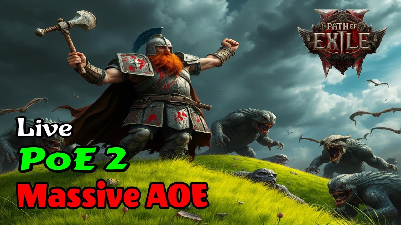 🦞 Path of Exile 2! Improved AOE build!⚔️Warrior!💥SSF! - YouTube