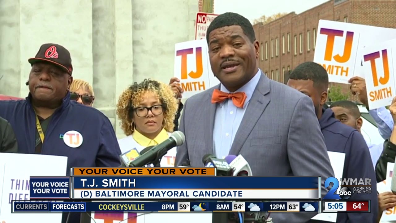 T.J. Smith joins Baltimore mayoral race - YouTube