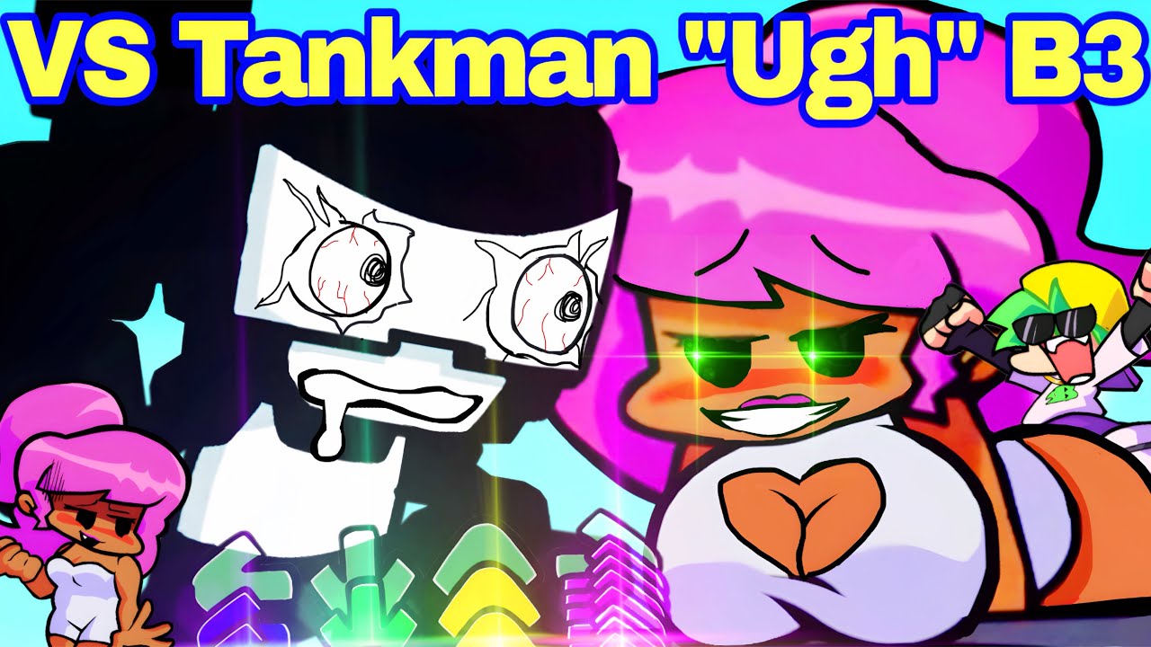 Friday Night Funkin' VS B3 Tankman Week 7 Remix + Thicc GF | Ugh B3 ...