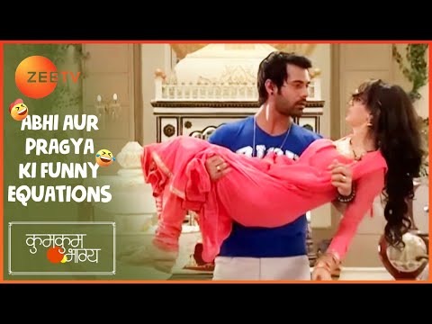 Abhi ने Pragya को गिरने से बचाया | Abhi aur Pragya ki Funny Equations | Kumkum Bhagya | Zee TV