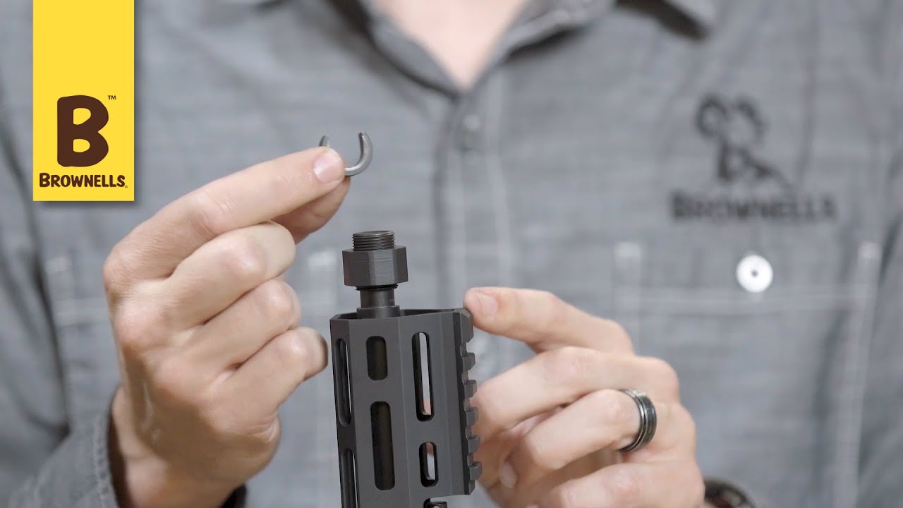 Quick Tip: Changing the BRN-180 .300 Blackout Flash Hider - YouTube