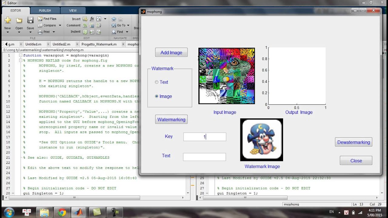 giấu tin trong ảnh bằng matlab - YouTube