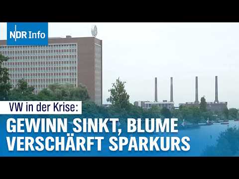 VW-Halbjahresbilanz: Gewinn bricht um rund 30 Prozent ein | NDR Info