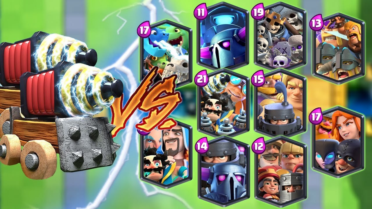 SPARKY TEAM VS ALL TEAMS - Clash Royale Challenge - YouTube