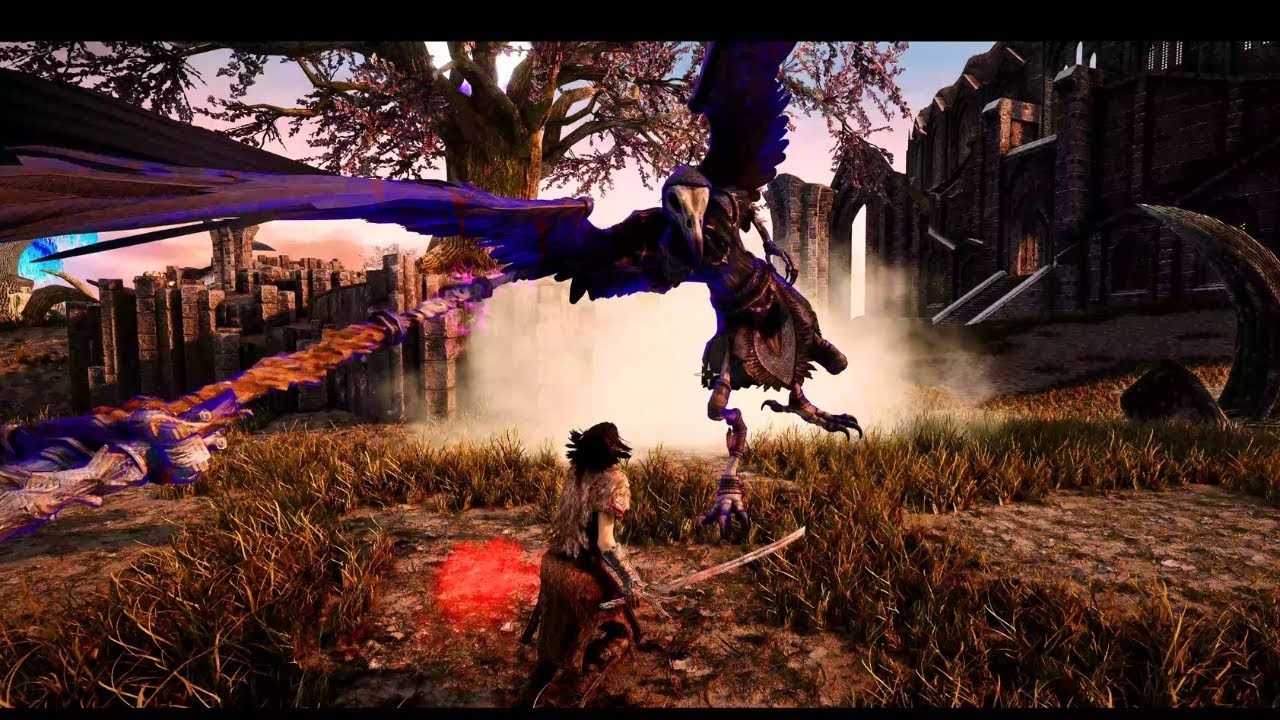 Skyrim Wraith of Crows Boss Fight MCO - YouTube