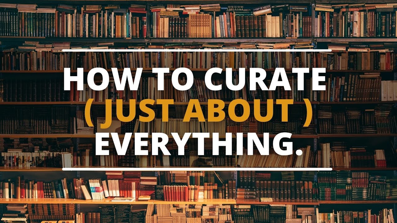 HOW TO CURATE YOUR LIBRARY (and pretty much your life) - YouTube