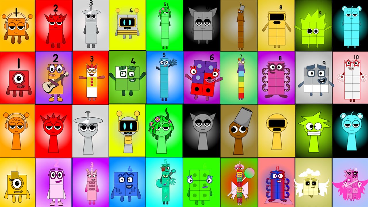 EPIC Song Battle!!!! Numberblocks Band (1 - 10) vs Sprunkiblocks Band ...