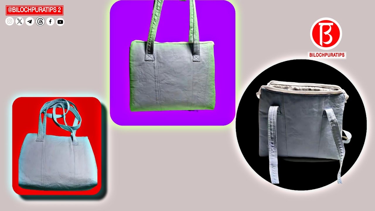 How To Make Shoulder Bag Full Video Tutorial Episode 15 - YouTube