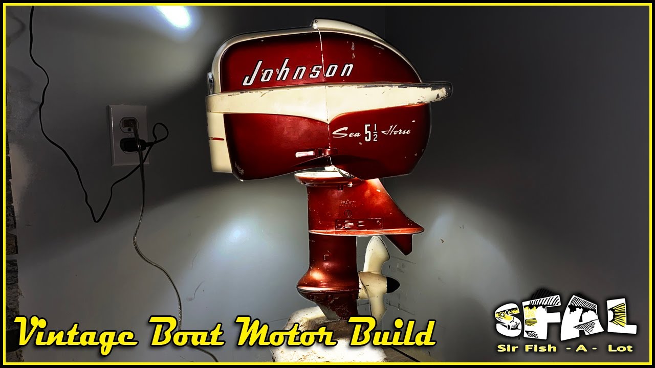 Vintage Boat Motor Lamp - YouTube