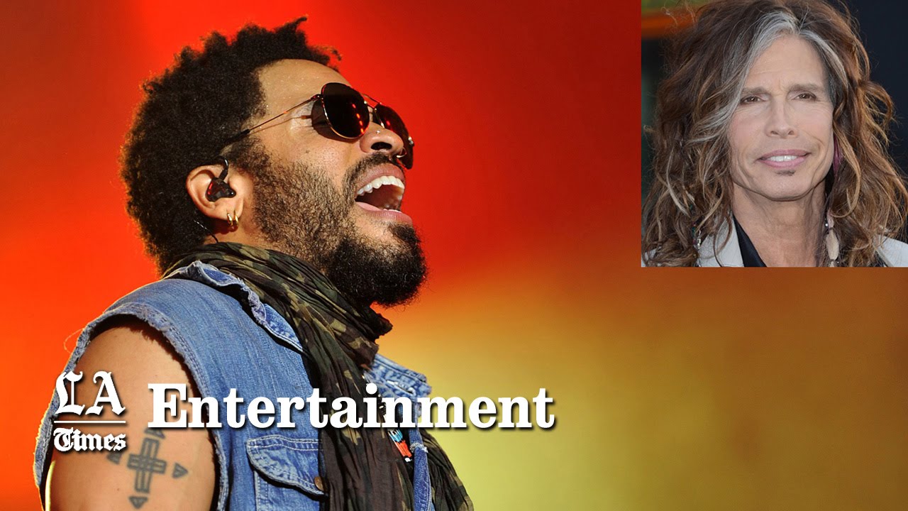 Lenny Kravitz splits pants in a wardrobe malfunction; Steven Tyler ...