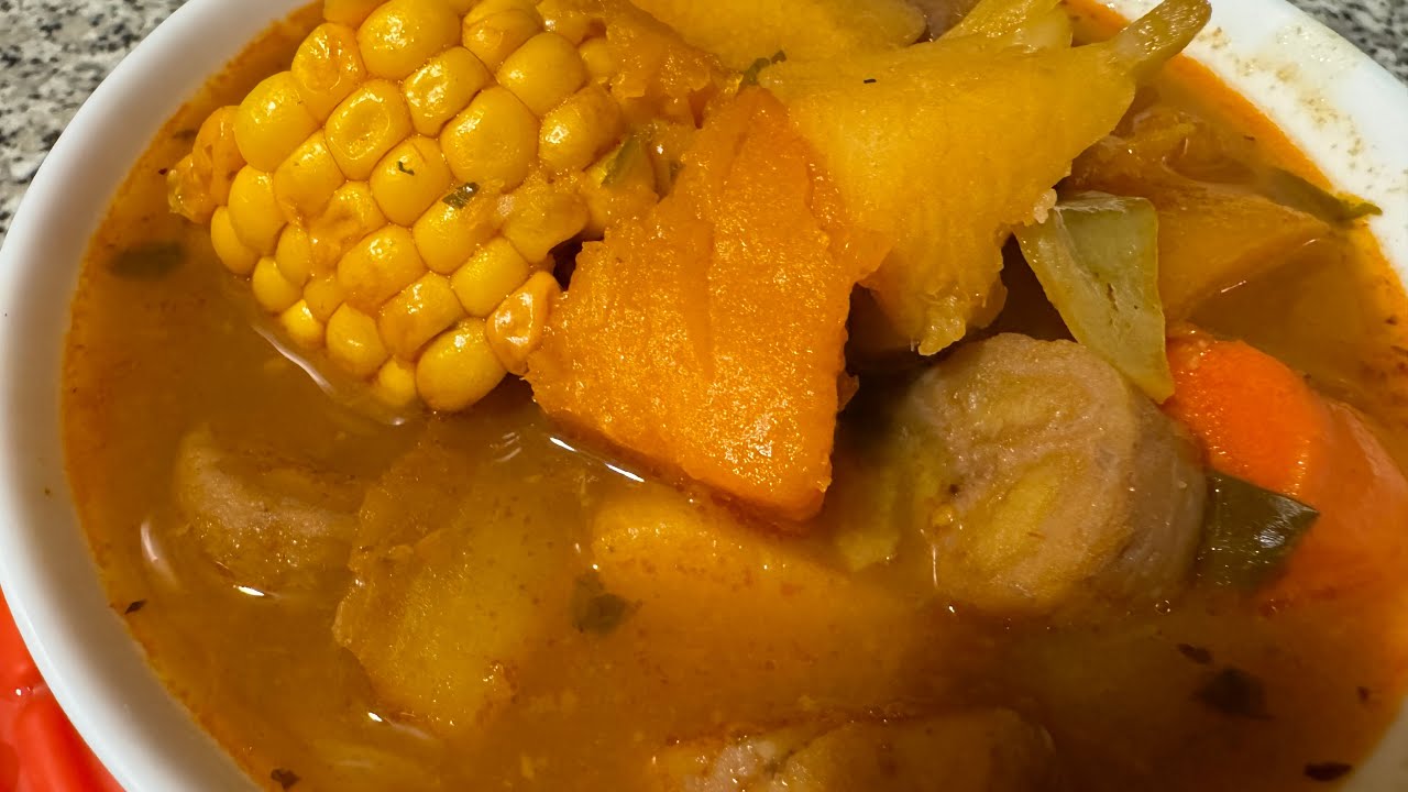 Caribbean Root Vegetable Soup (Ajiaco/ Sancocho Criollo)w/ Codfish ...