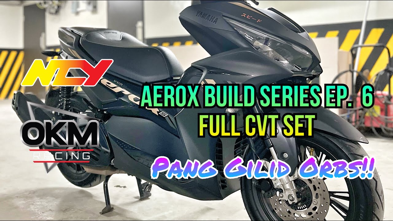 Aerox Pang-Gilid NCY Full Racing CVT Set - YouTube