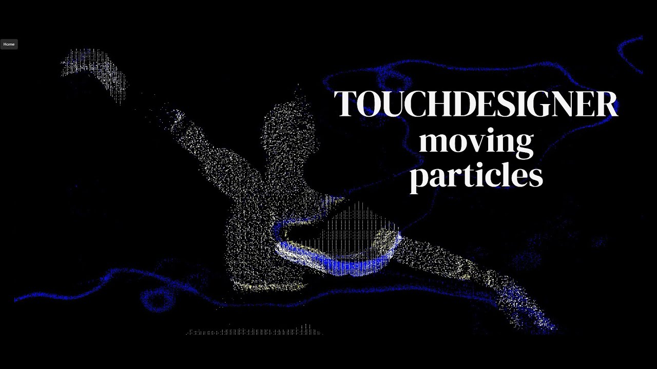 Moving particles in Touchdesigner: dance animation - YouTube