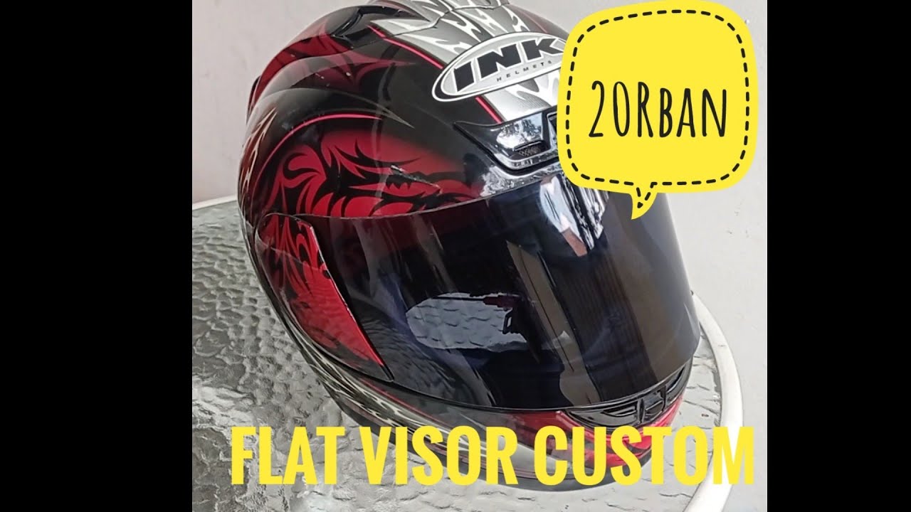 flat visor ink cl26 murah cuma 25ribuan - YouTube