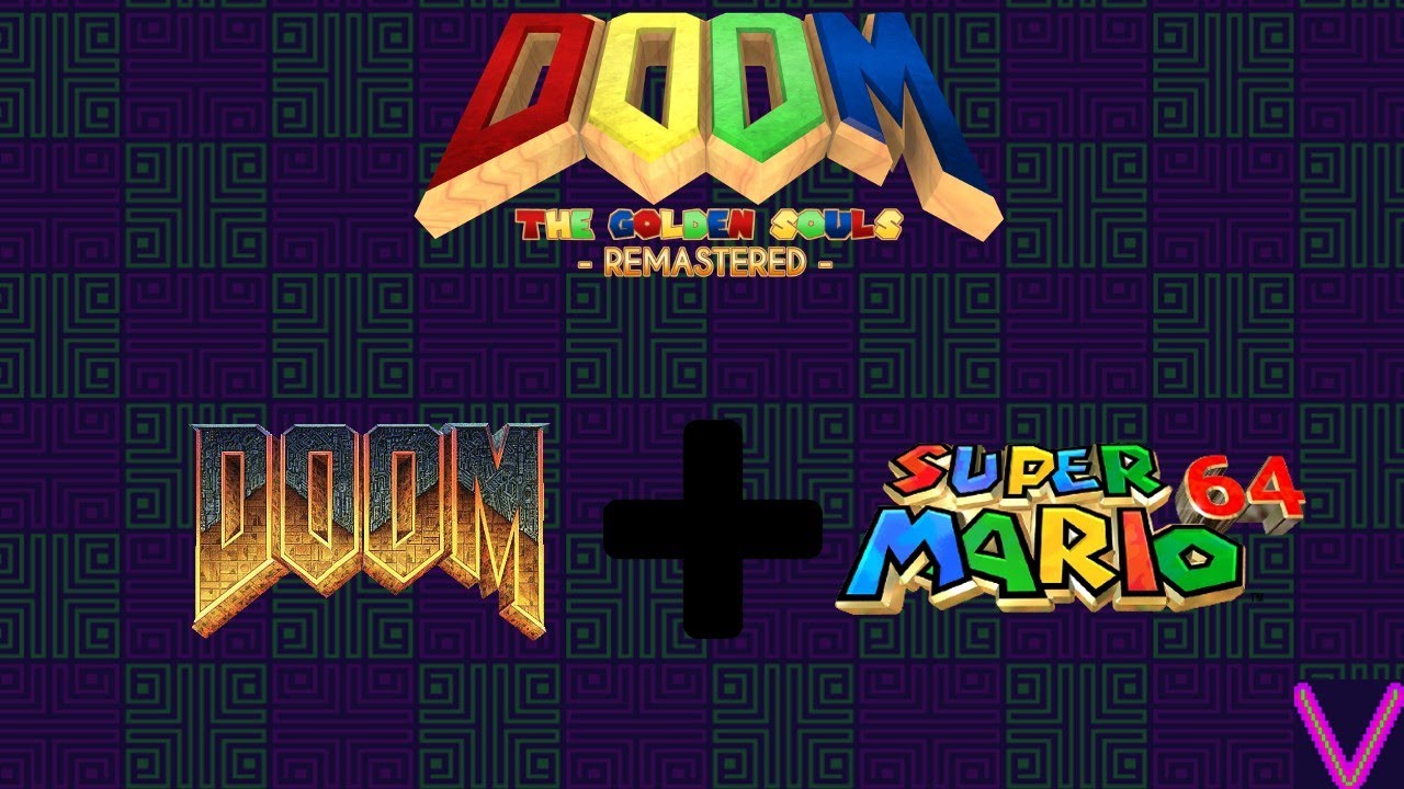 Doom meets mario 64!!! Custom doom mod: DOOM The Golden Souls - YouTube