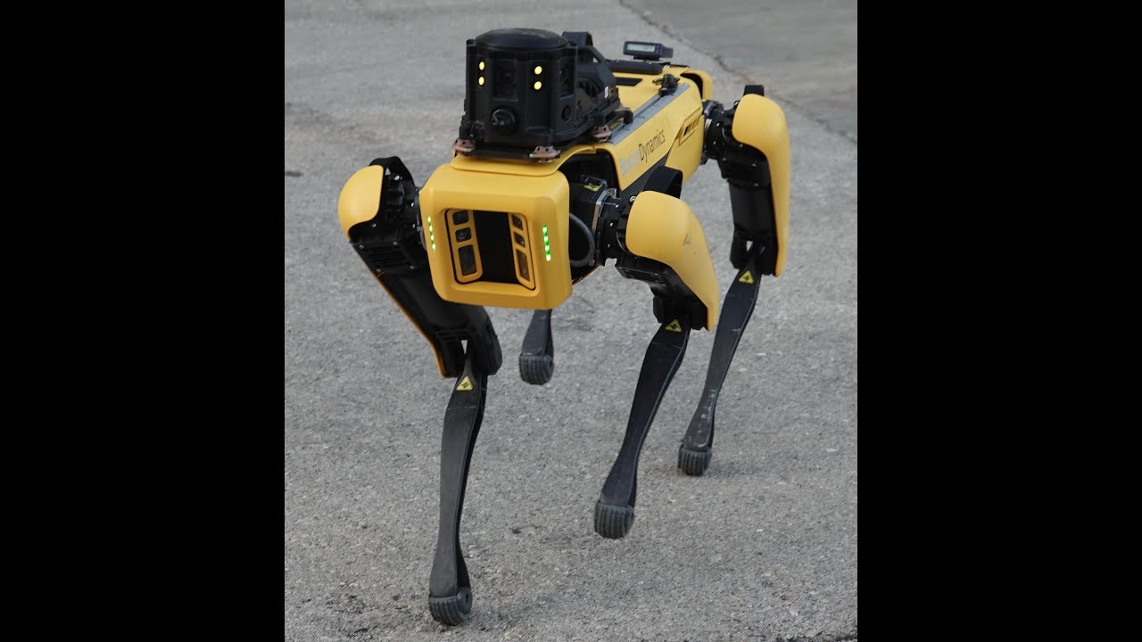 Boston Dynamics SPOT Robot Fully Autonomous Mission - YouTube