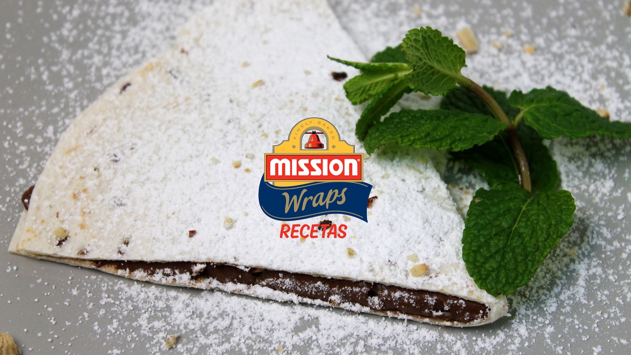 RECETA POSTRE QUESADILLAS DE CREMA DE CACAO CON AVELLANAS | MISSION ...