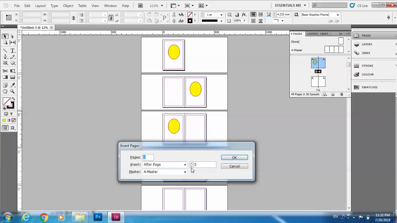 29-7-2019 insert -copy -move -rearrange pages- by -indesign - YouTube