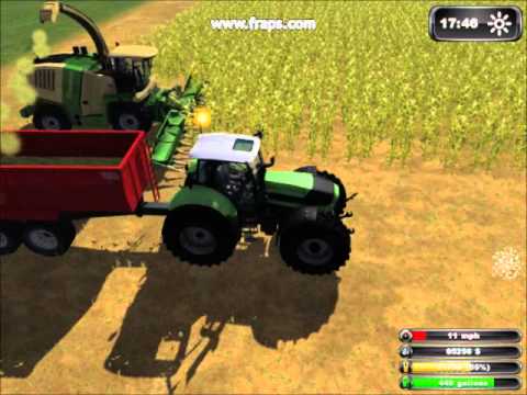 farming simulator 2011 multiplayer silage - YouTube