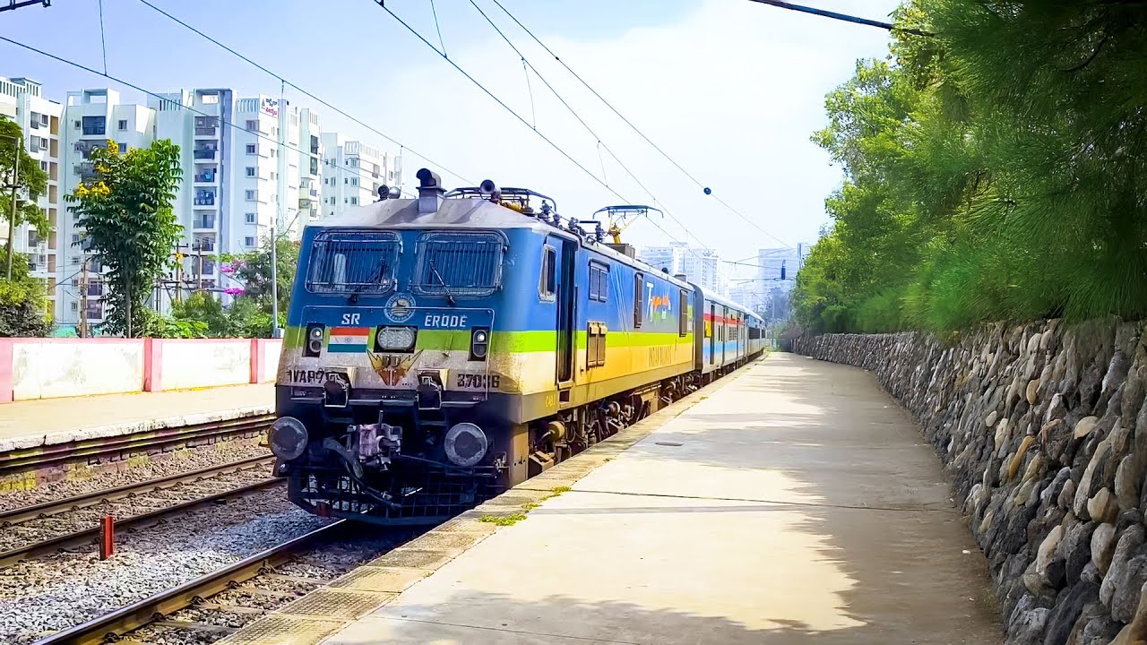 Thrilling Acceleration! Watch Uday Express Go Full Throttle at Hoodi ...